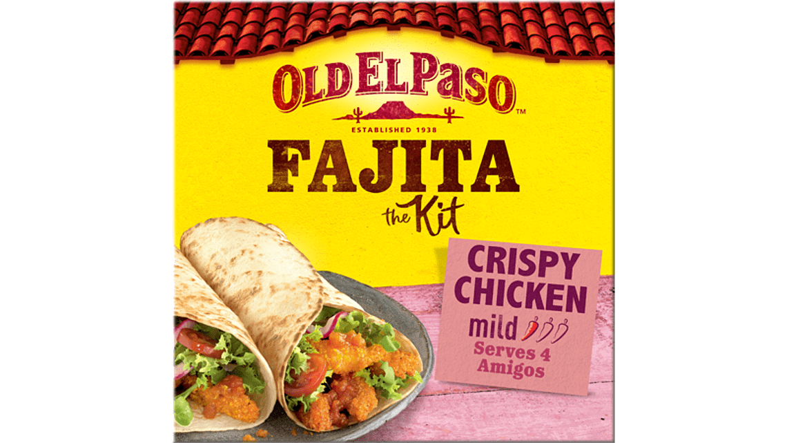 Crispy Chicken Fajita Kit Mexican Food Old El Paso